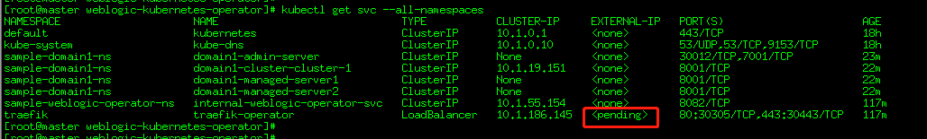 Test Traefik Loadbalancer Error · Issue 2818 · Oracle Weblogic Kubernetes Operator · Github