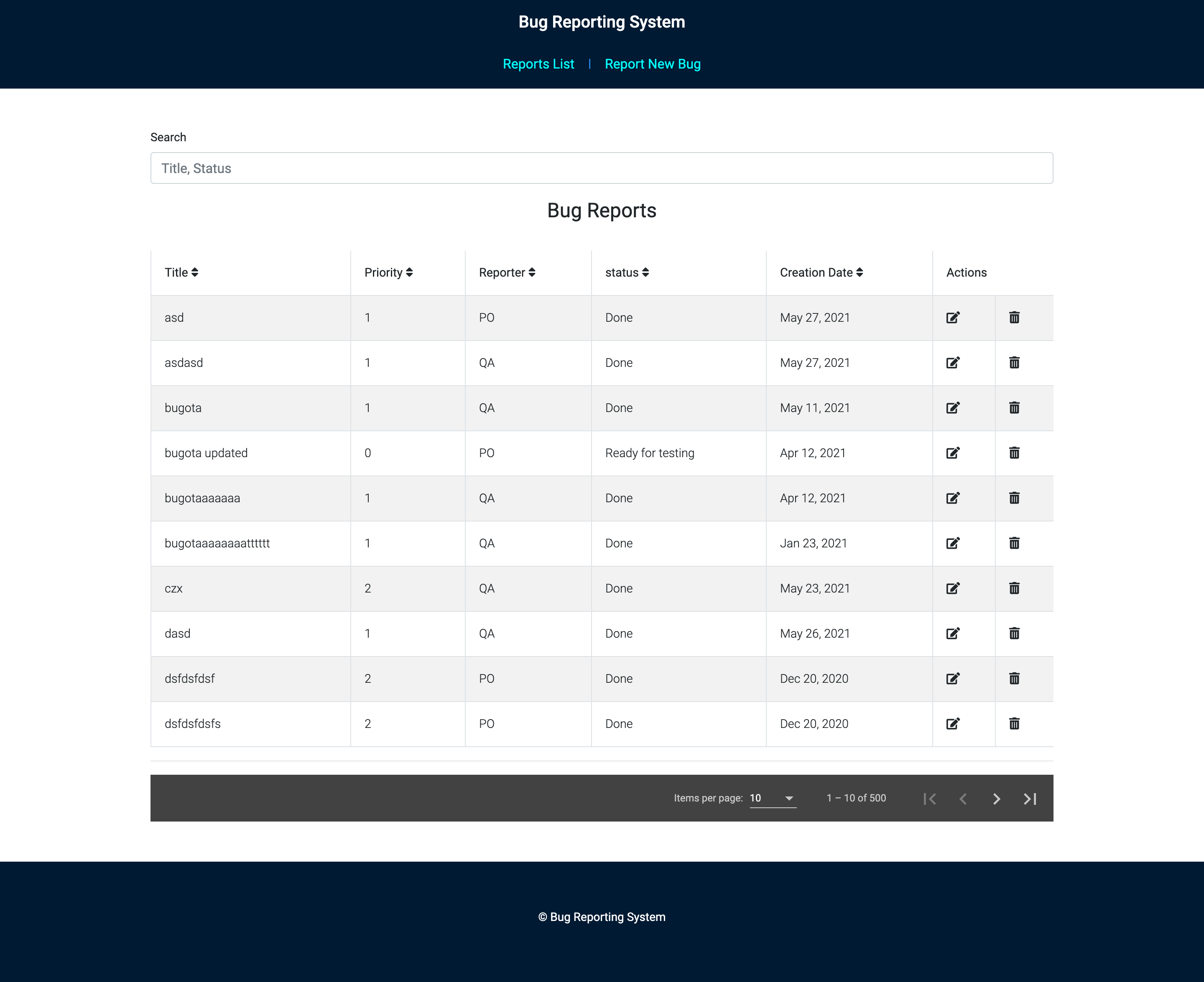 GitHub - davochia/Bug-Reporting-System: Bug reporting system