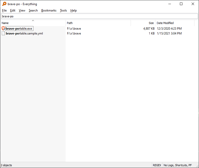 Regular Expressions in Everything Filters Don't Function · Issue #88 · srwi/EverythingToolbar ...