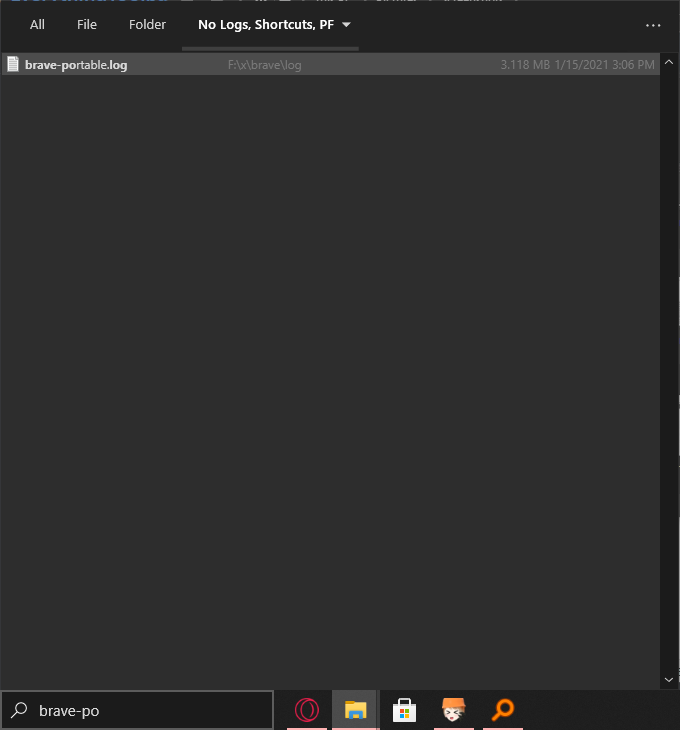 Regular Expressions in Everything Filters Don't Function · Issue #88 · srwi/EverythingToolbar ...