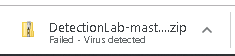 Virus detected · Issue #283 · clong/DetectionLab · GitHub