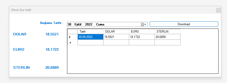 GitHub - FarukBirkan/Doviz_Kur_Indir