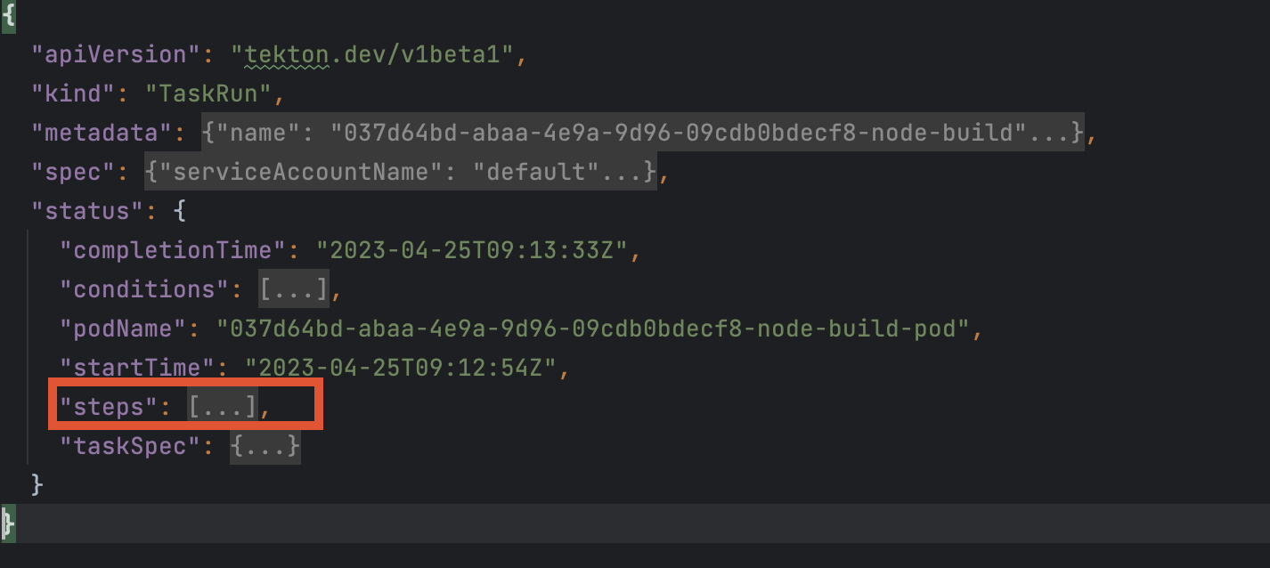 When the node I am using runs out of memory, the step will fail, and eventually the status.steps ...