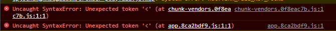 Uncaught SyntaxError: Unexpected token
