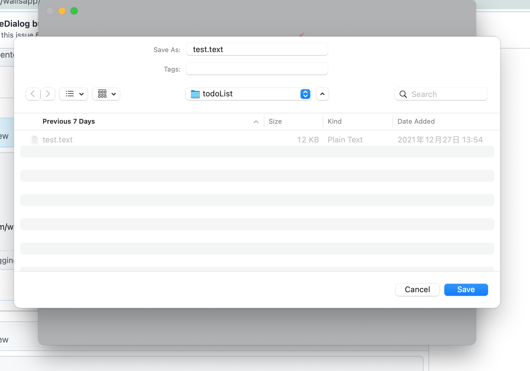 V2 Mac Savefiledialog Bug · Issue 1039 · Wailsappwails · Github