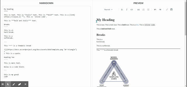 List Formatting Not Preserved In Headings · Issue 54 · Accordproject Web Components · Github