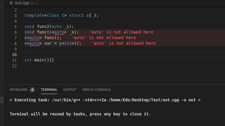 Errors On Abbreviated Function Templates · Issue 7139 · Microsoftvscode Cpptools · Github