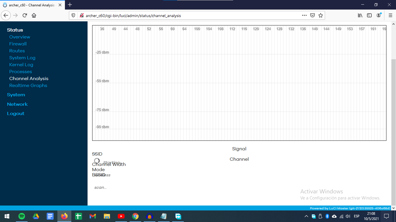 luci-theme-openwrt-2020: non-aligned text in Channel Analysis · Issue #5046 · openwrt/luci · GitHub