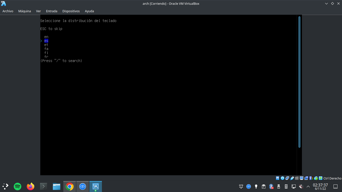 Selection of options looks small · Issue #1551 · archlinux/archinstall · GitHub
