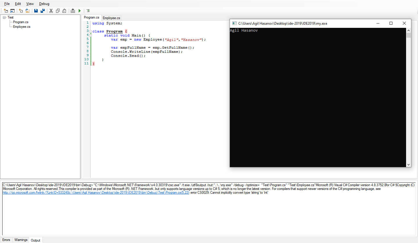 GitHub - hsnvagil/IDE2019: Integrated Development Environment(IDE) for ...