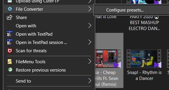 Fresh 64bit install .. "Configure presets..." is all I can see. · Issue #103 · Tichau ...