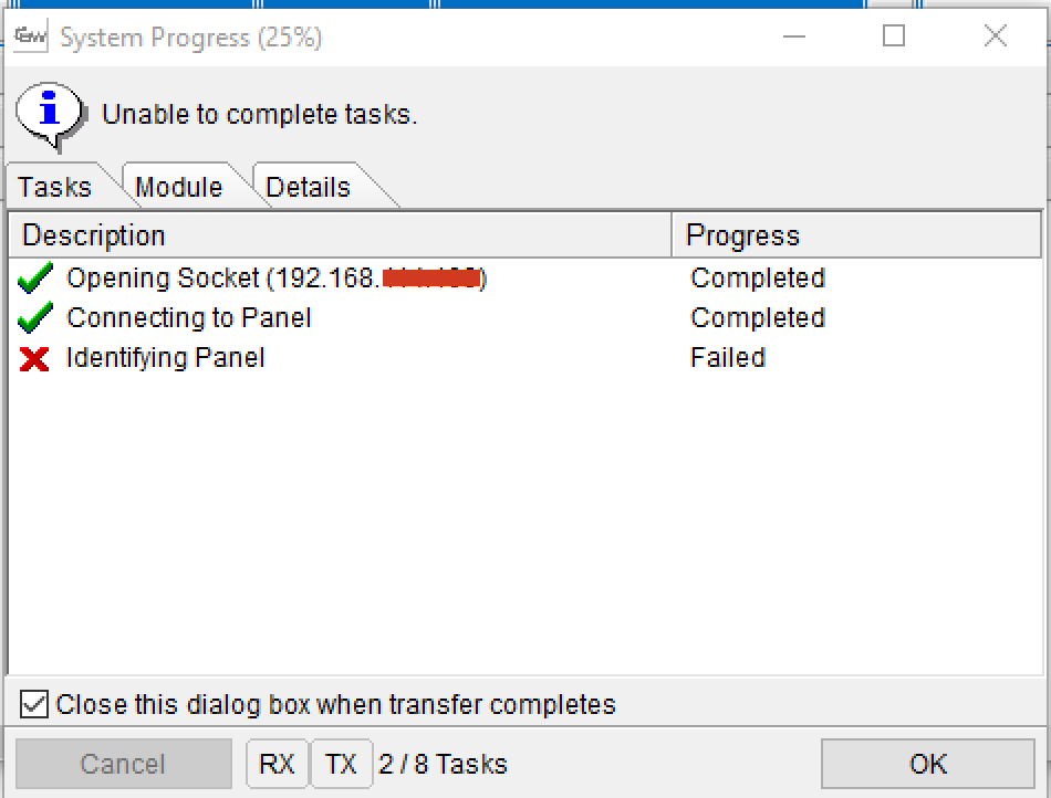 EVO192 256K v7.01.004 serial connection problem · Issue #62 · ParadoxAlarmInterface/pai · GitHub