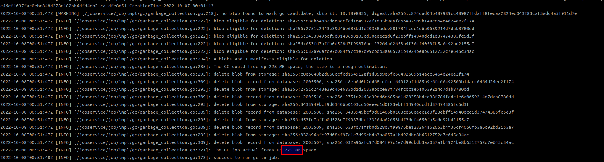 gc job failed, there are many blobs that is not erased · Issue #17634 · goharbor/harbor · GitHub