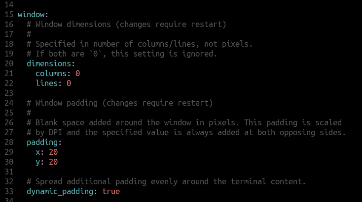 Padding settings not recognized on Ubuntu 20.04 · Issue #4589 ...