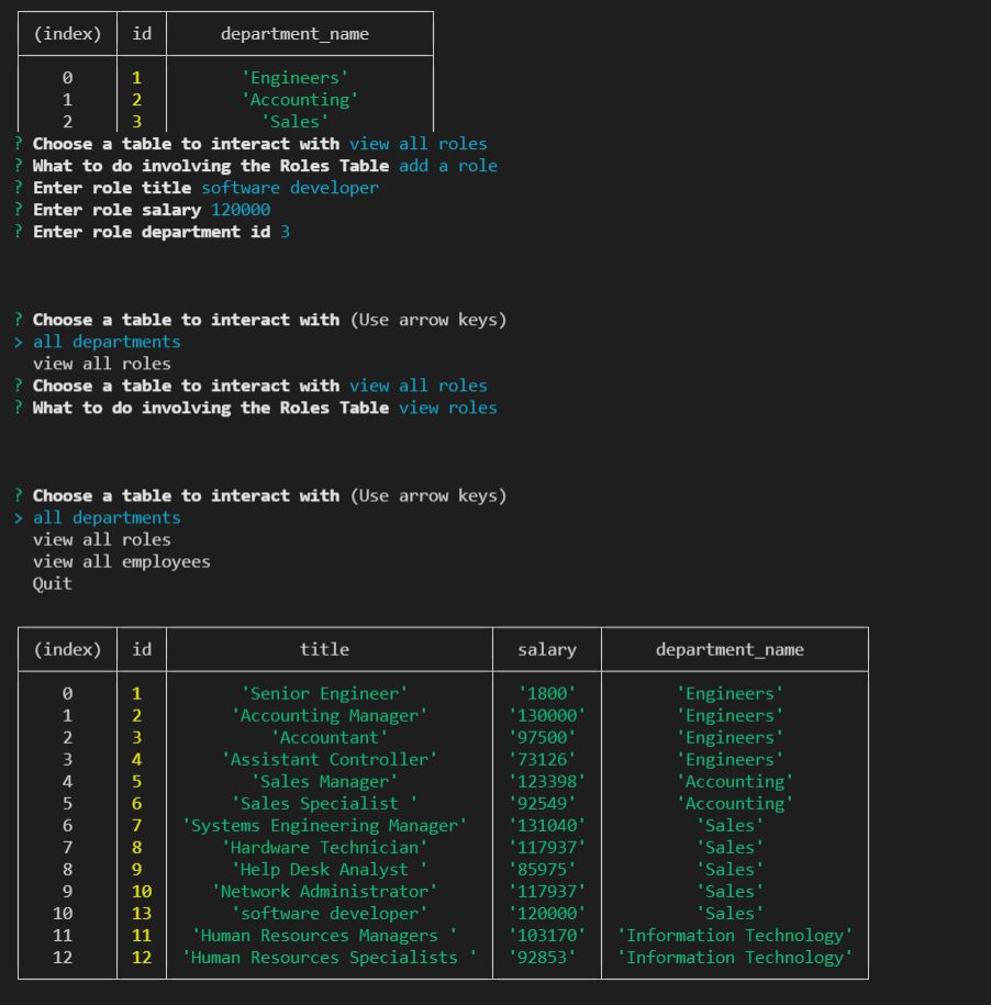 GitHub - mleesers/employeeTracker