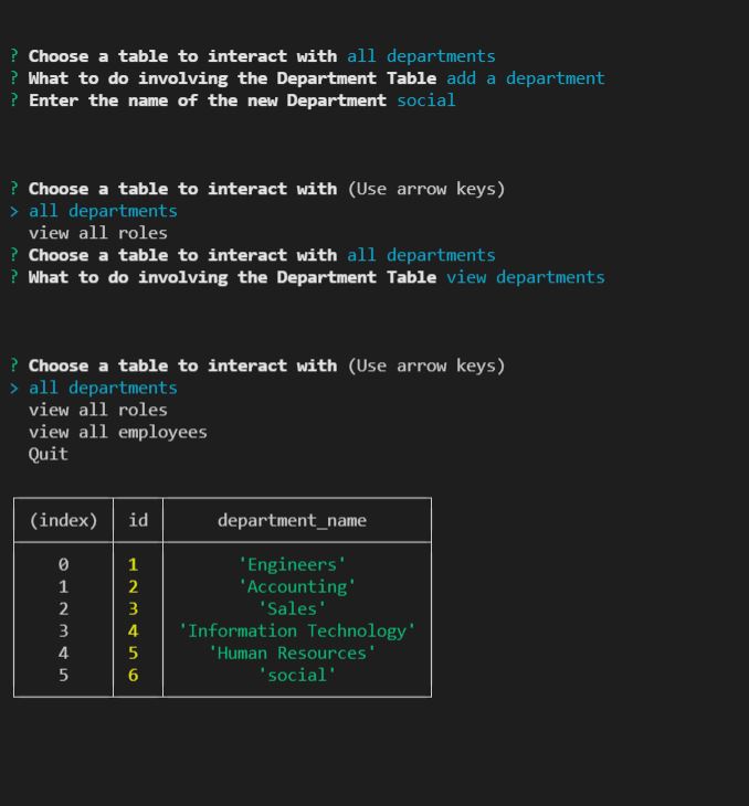 GitHub - mleesers/employeeTracker