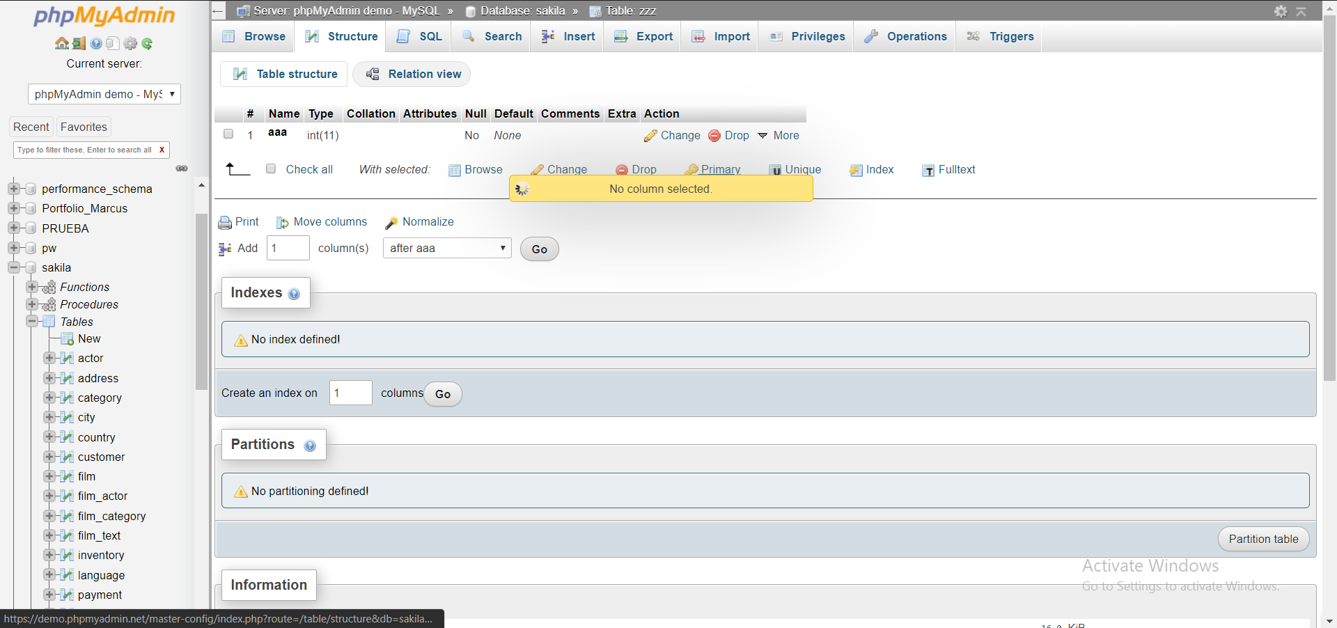 Warning popup not Dissapearing · Issue #15717 · phpmyadmin/phpmyadmin · GitHub