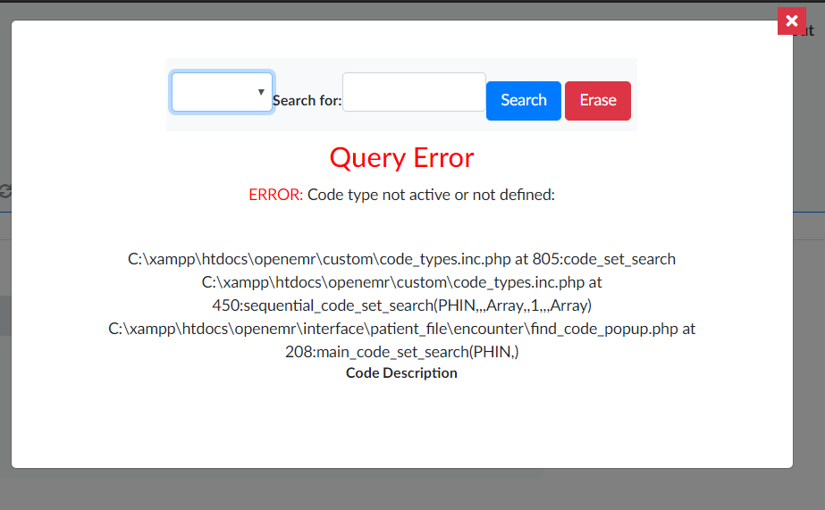 Query Error in Observation Form · Issue #3354 · openemr/openemr · GitHub Query Error in Observation Form · Issue #3354 · openemr/openemr · GitHub