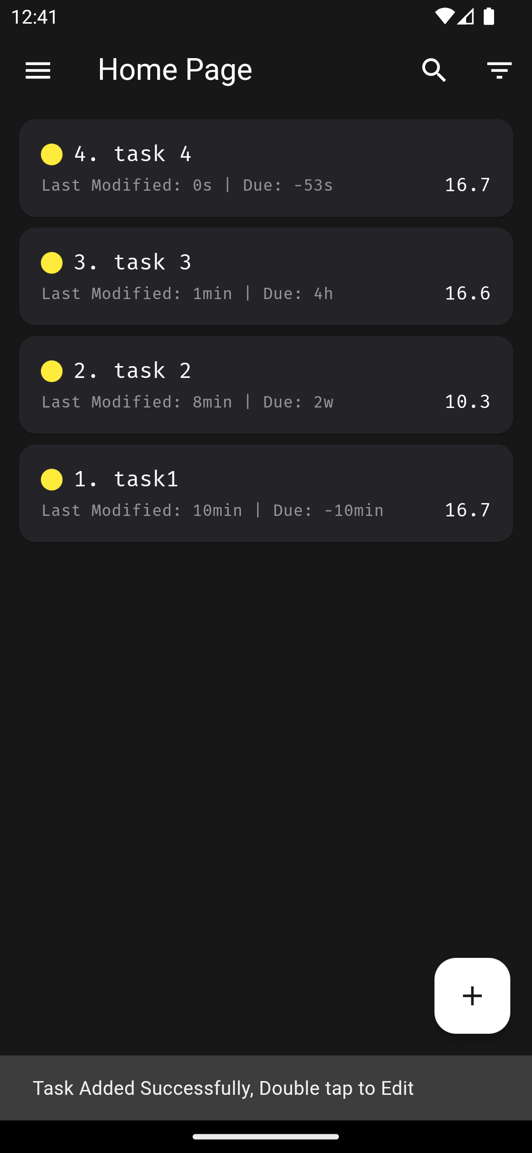 Migrate To Single Tap From Double Tap To Edit · Issue 137 · Ccextractor Taskwarrior Flutter