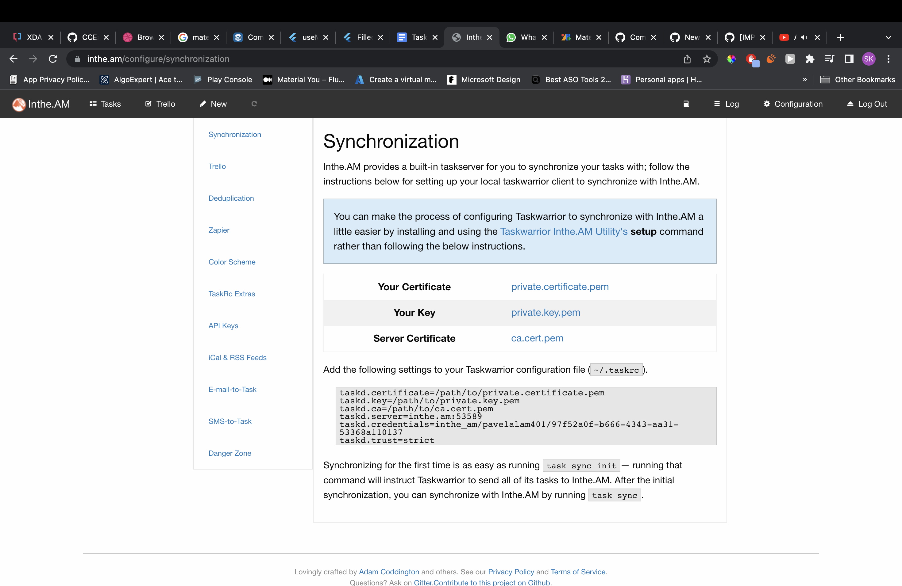 Enhancement - Automate taskrc content parsing · Issue #151 · CCExtractor/taskwarrior-flutter ...
