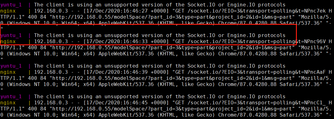 Docker is buggy, but it is ok not to use Docker · Issue #1438 · miguelgrinberg/Flask-SocketIO ...