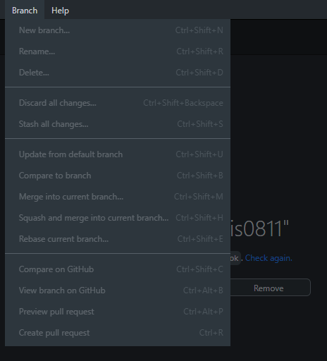 Cannot remove another repo from another user · Issue #16933 · desktop/desktop · GitHub