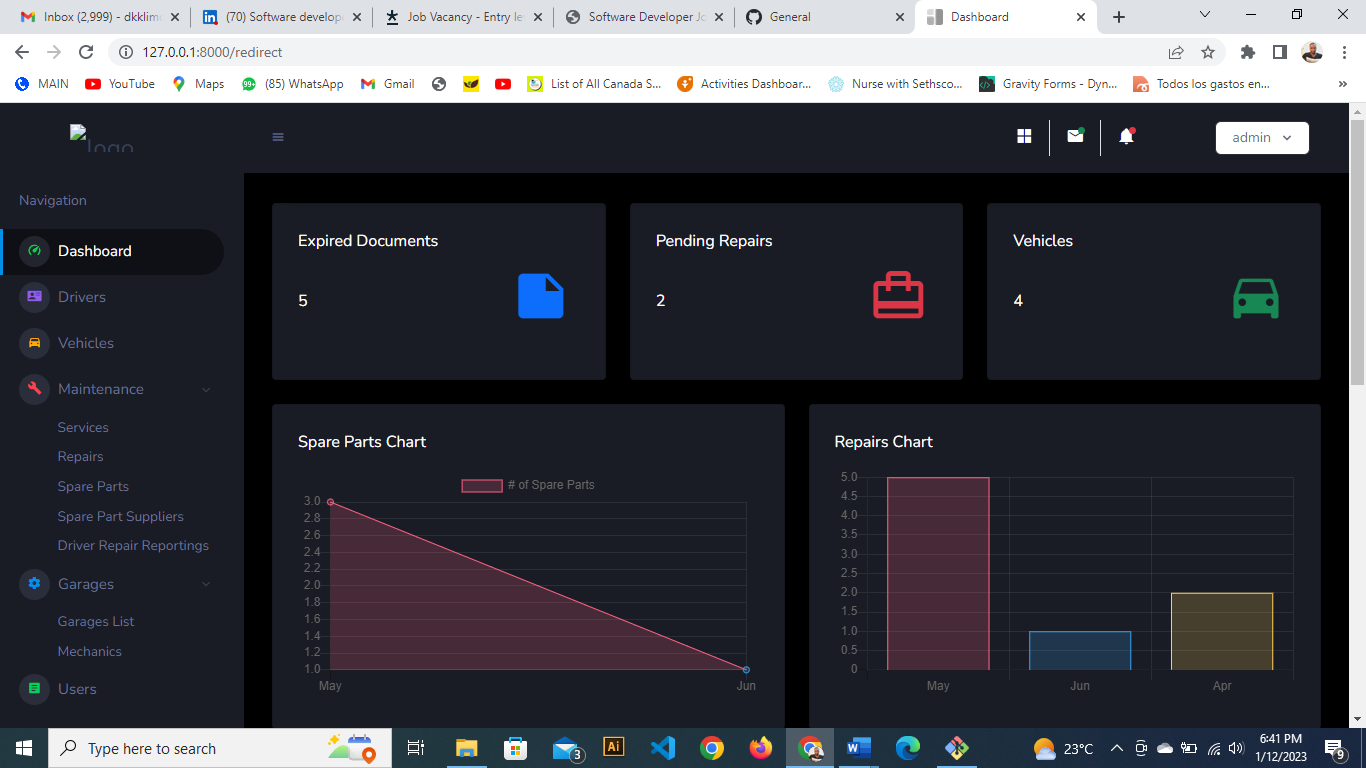 GitHub - dkklimo/Vehicle-Maintenance-System