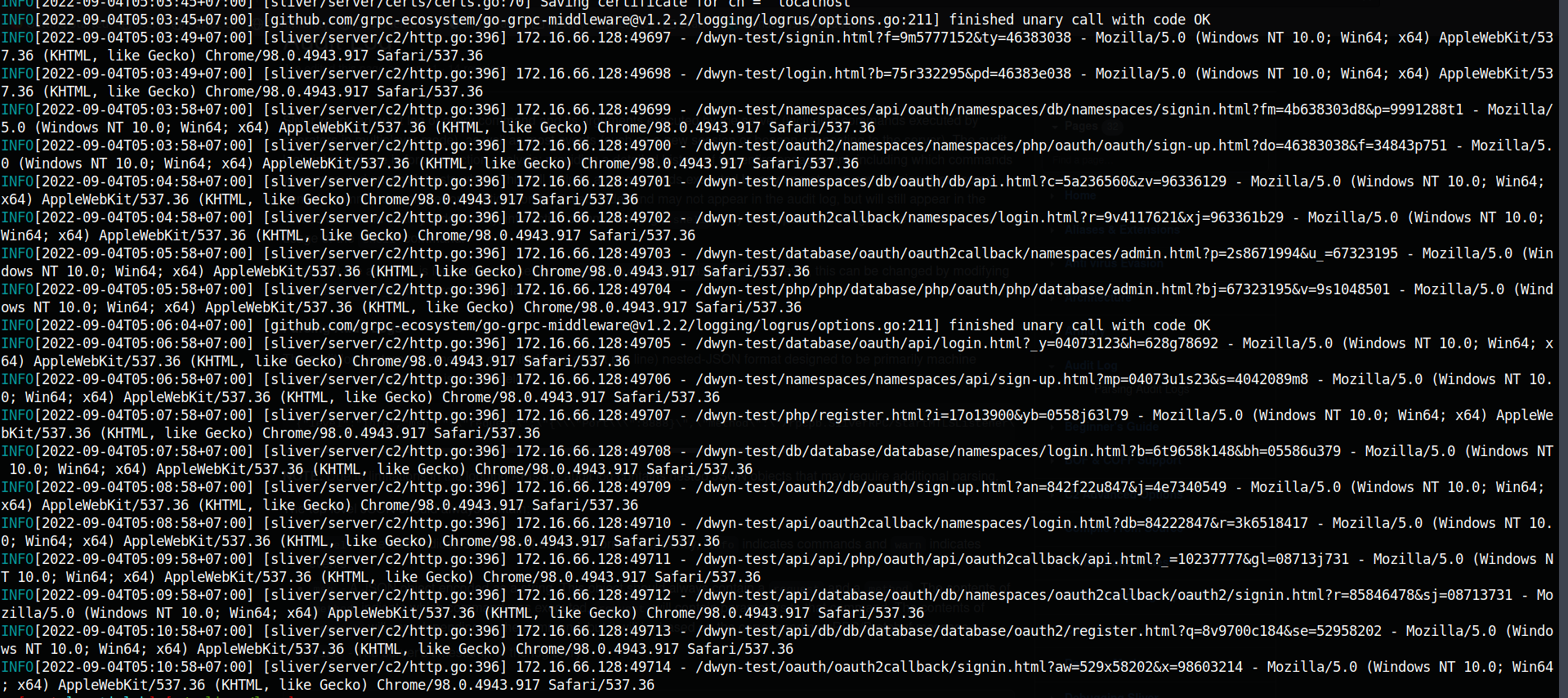 Cannot connect with beacon with https and http · Issue #828 · BishopFox/sliver · GitHub
