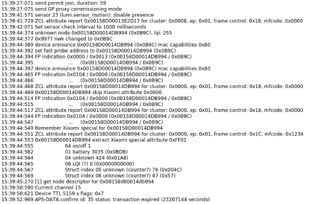 Xiaomi Mijia Smart Door&Window Sensor not detected in Phoscon · Issue ...