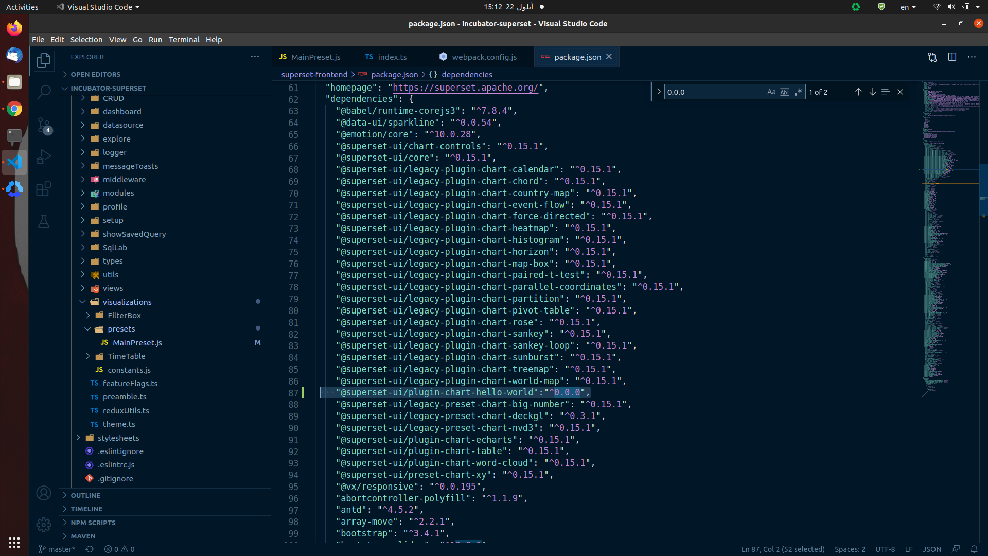 [SOLVED] Failed when adding a new chart plugin generated from yoeman and superset-generator ...