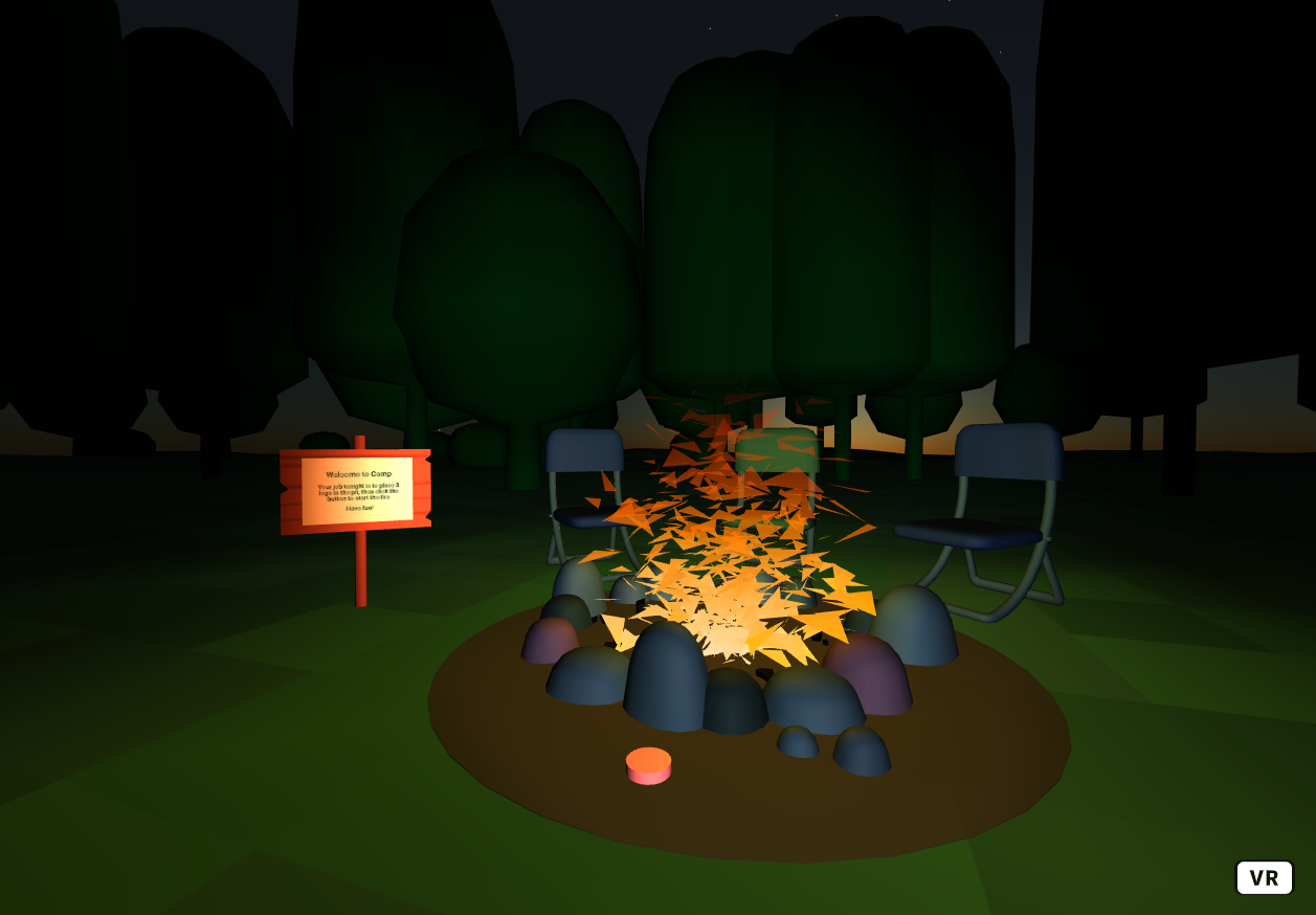 GitHub - nabeehaali/A-Frame-Campfire-Scene: A VR experience of being in ...