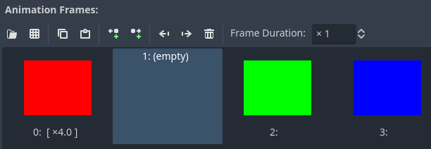 SpriteFrames editor window: increase Animation Speed FPS arrow change from 0.01 to 1 · Issue ...