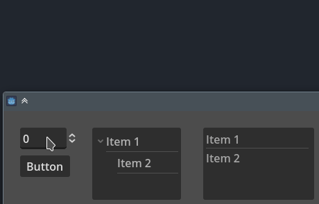 GUI: Inconsistent order of `SpinBox` value change and control pressing / item selection signals ...