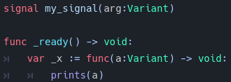 Missing cases of Variant type syntax highlighting · Issue #82775 · godotengine/godot · GitHub