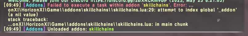 Skillchains not loading · Issue #17 · Ivaar/Ashita-addons · GitHub