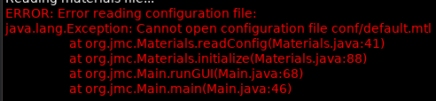 jmc cant open conf/default.mtl on Linux · Issue #127 · jmc2obj/j-mc-2-obj · GitHub