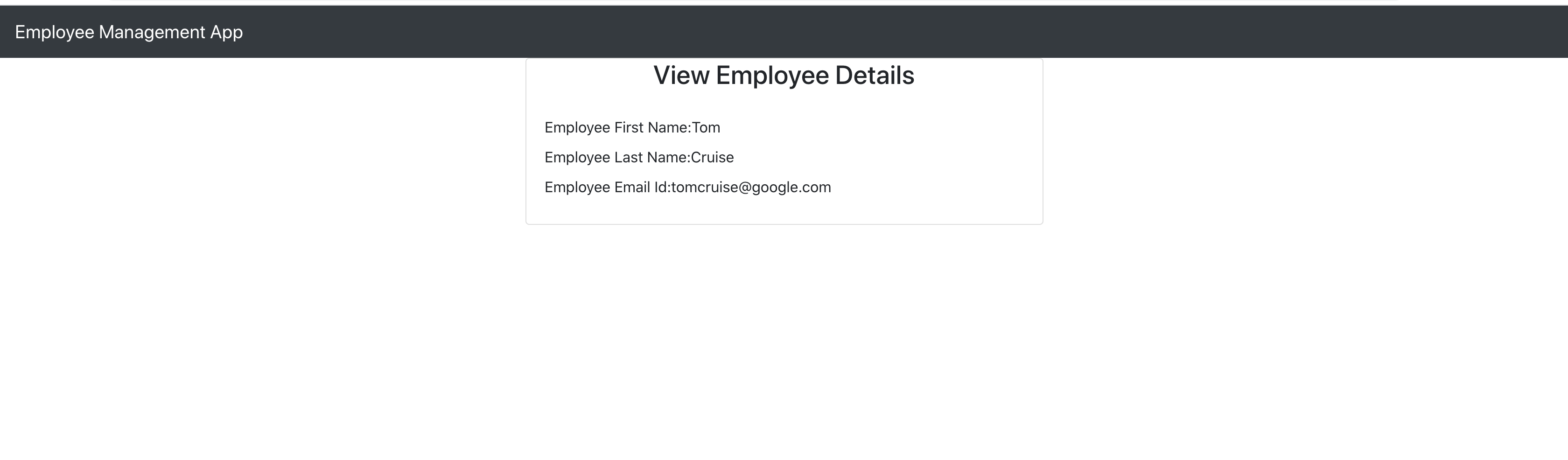 GitHub - yycTom/Employee-Management-System
