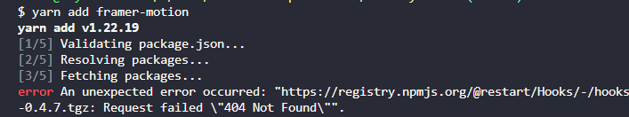 [BUG] Cant install frame-motion · Issue #1915 · motiondivision/motion · GitHub