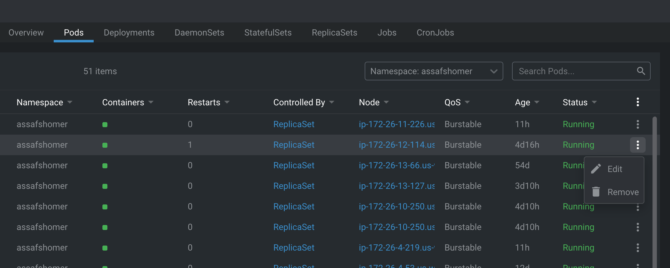 Missing *Exec* and *Log* options in Pod Menu · Issue #3548 · lensapp ...