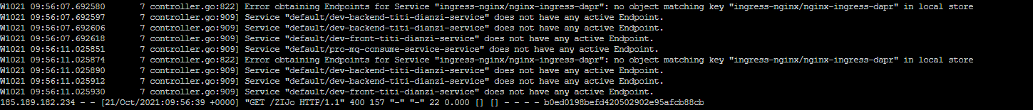 DaemonSet-nginx-ingress-dapr-start failed:no such host · Issue #3721 · dapr/dapr · GitHub
