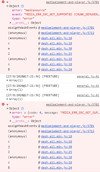 DASH player error · Issue #523 · FreeTubeApp/FreeTube · GitHub