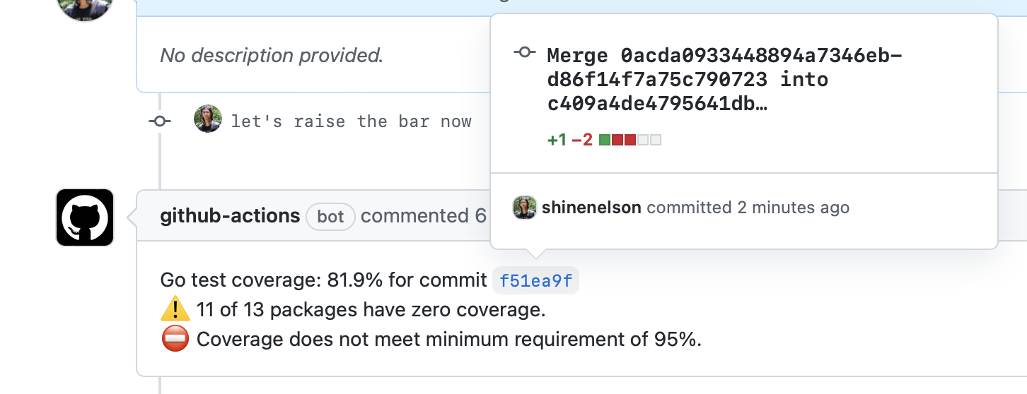 coverage reports attached to merge commits on pull requests · Issue #34 · gwatts/go-coverage ...