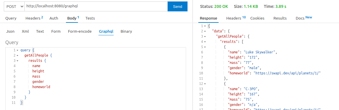 Github Kiprutobarnostar Wars App This Application Wraps Star Wars Rest Api To Graphql Using