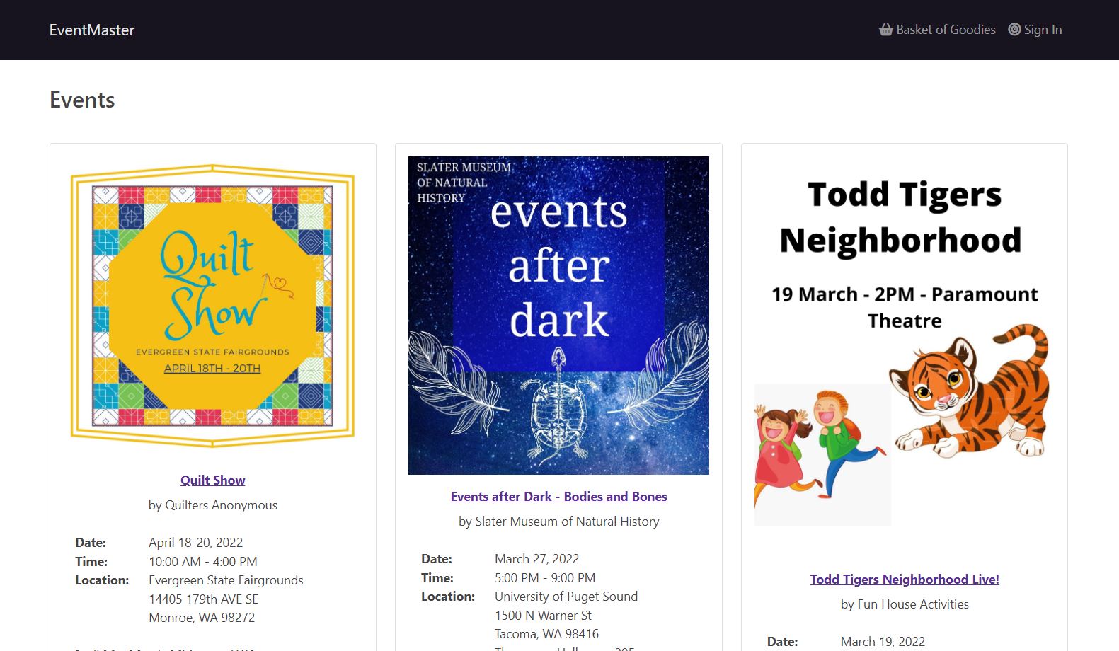 GitHub - kschuljak/Event-Master