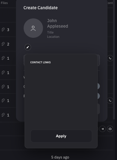 Create Candidate -> add social -> Esc or click outside. · Issue #955 · hcengineering/anticrm ...