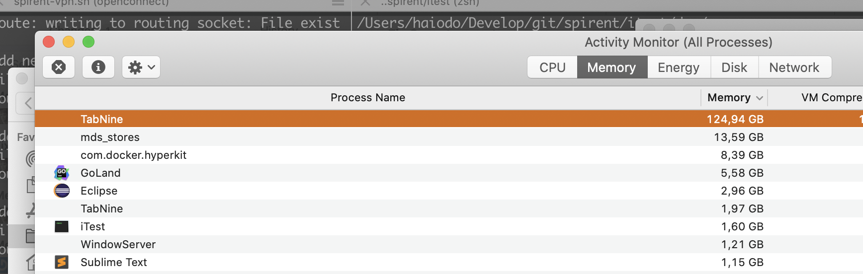 Extremely high memory and CPU usage · Issue #183 · codota/TabNine · GitHub