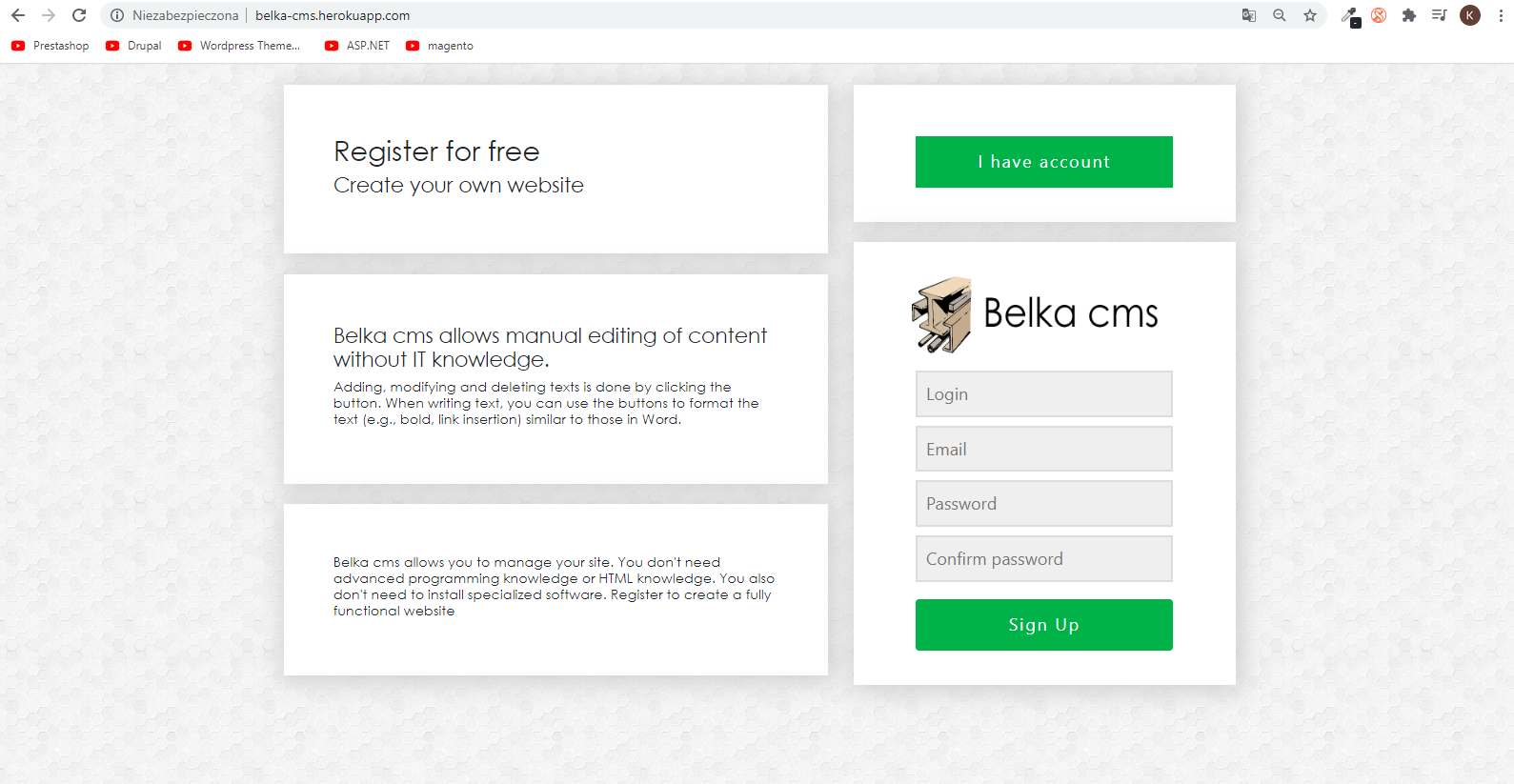 GitHub - kkedzierski/belka_cms: Create cms using flask