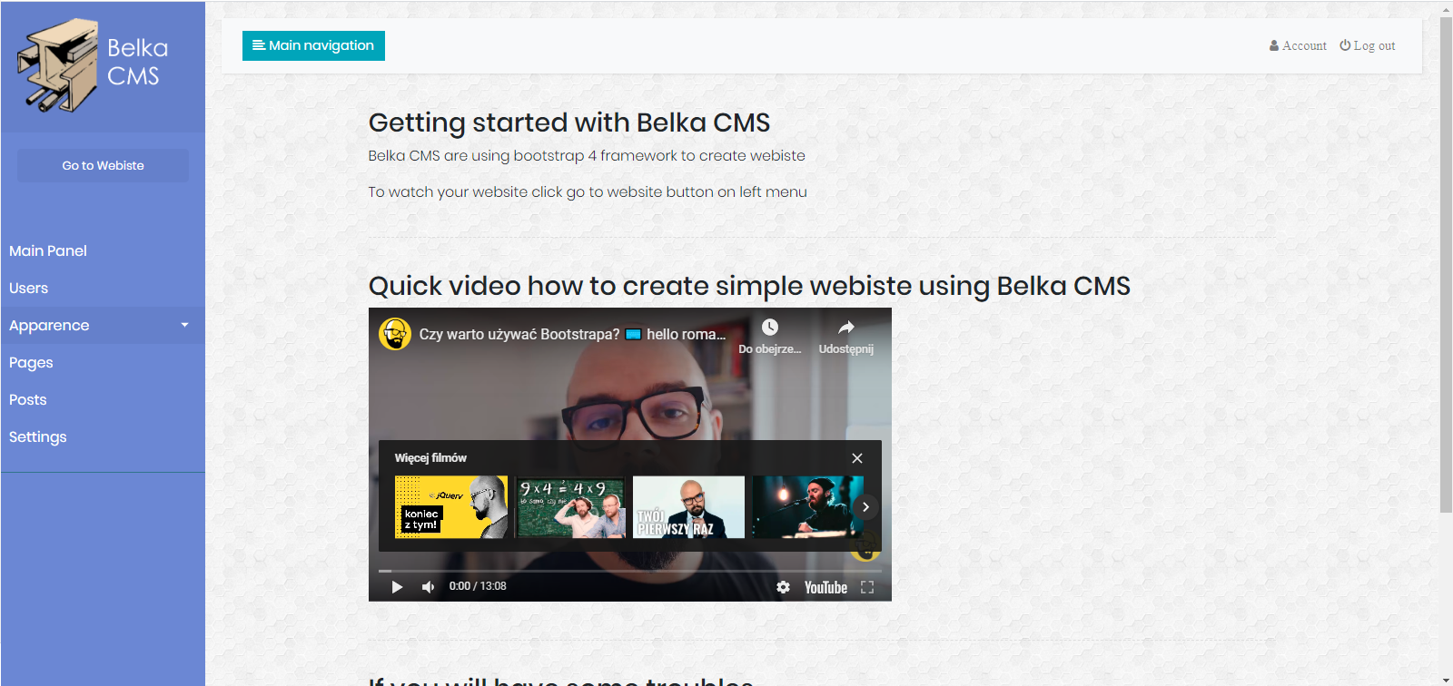 GitHub - kkedzierski/belka_cms: Create cms using flask