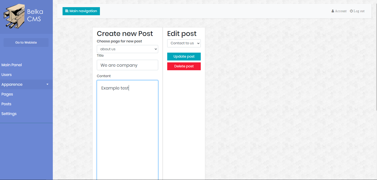 GitHub - kkedzierski/belka_cms: Create cms using flask