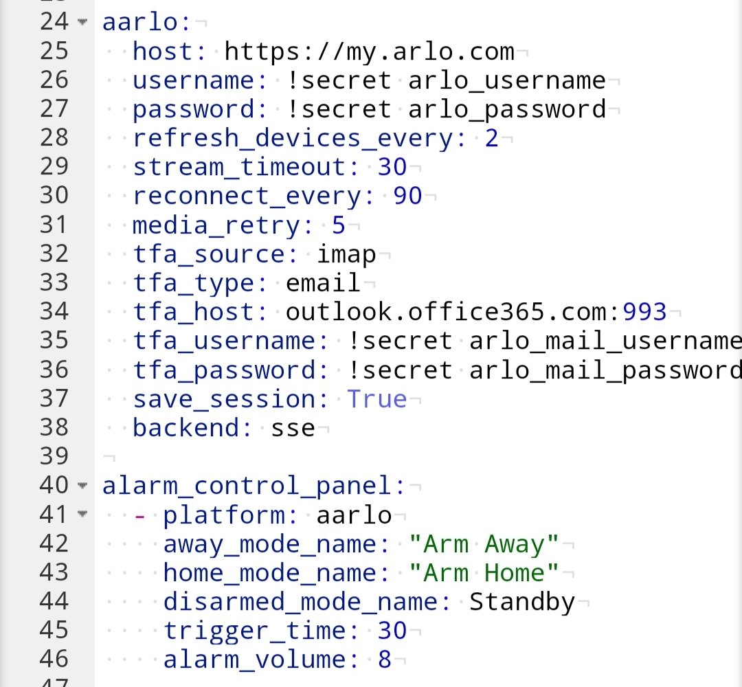 2 problems: can't arm /disarm - no preview · Issue #818 · twrecked/hass-aarlo · GitHub